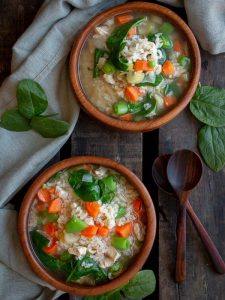 Immune Boosting Chicken and Rice Soup - Healthy World Cuisine