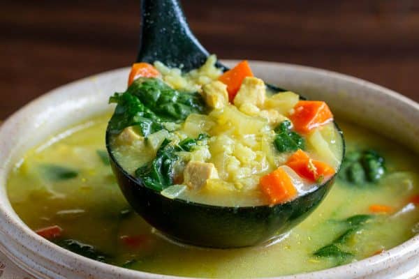 Immune Boosting Chicken and Rice Soup - Healthy World Cuisine