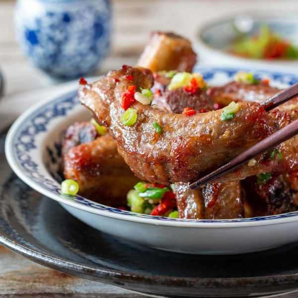 Air Fryer Ribs (Chinese Style Garlic Ribs) - Healthy World Cuisine