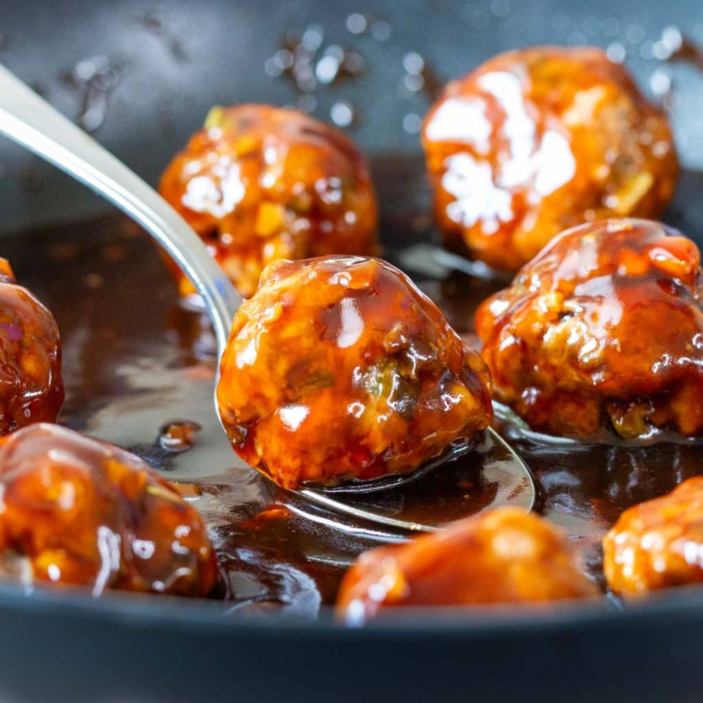 Venison Meatballs with Asian Zing Sauce - Healthy World Cuisine