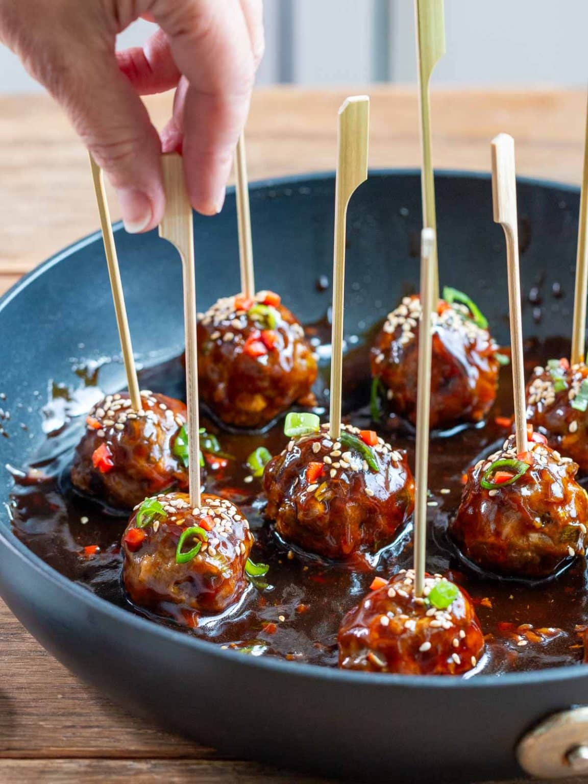Venison Meatballs with Asian Zing Sauce - Healthy World Cuisine