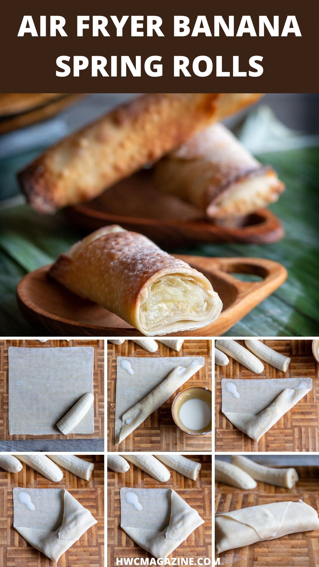 Banana Spring Rolls - Healthy World Cuisine