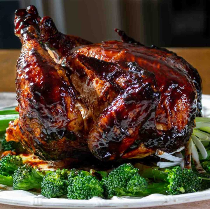 Peking Style Beer Butt Chicken [VIDEO] - Healthy World Cuisine