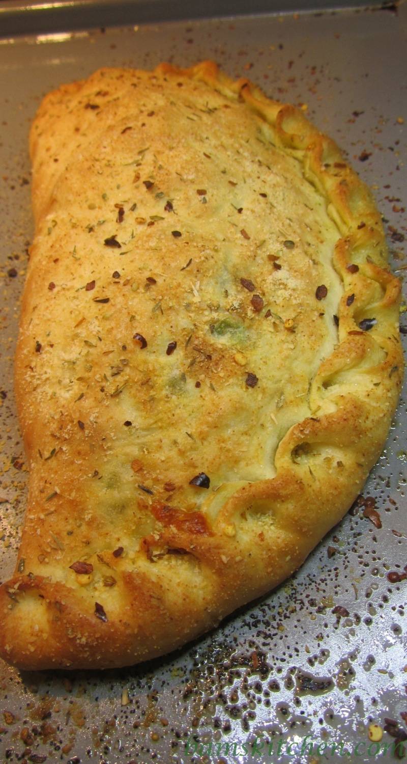 Chicken and Parsley Pesto Calzone - Healthy World Cuisine