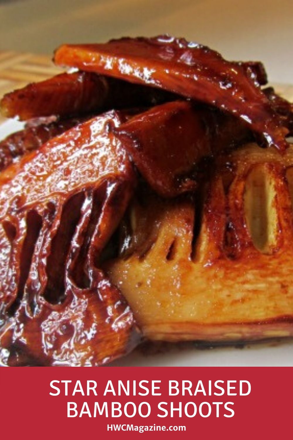 Star Anise Braised Bamboo Shoots - Healthy World Cuisine