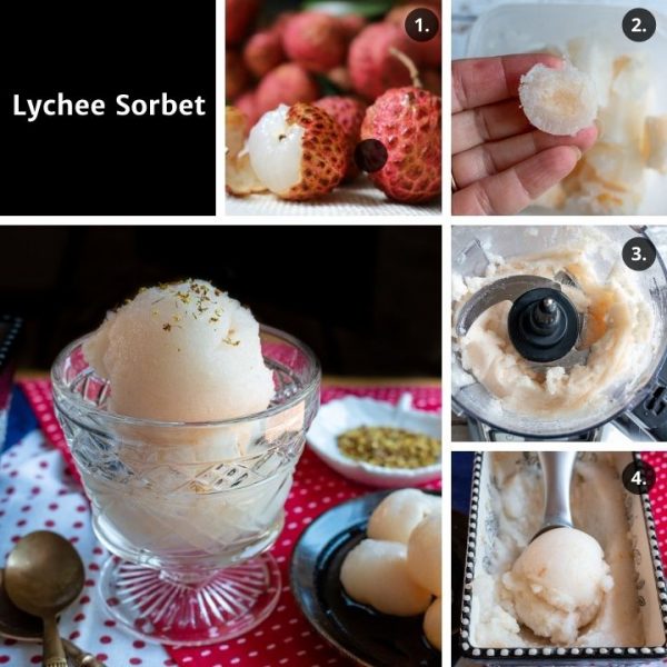3 Healthy Sorbet Recipes (Lychee, Raspberry & Blueberry) - Healthy ...