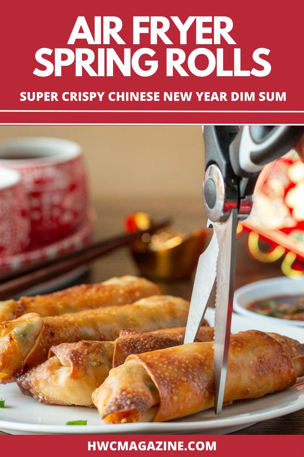 Air Fryer Spring Rolls (Shrimp & Pork) - Healthy World Cuisine