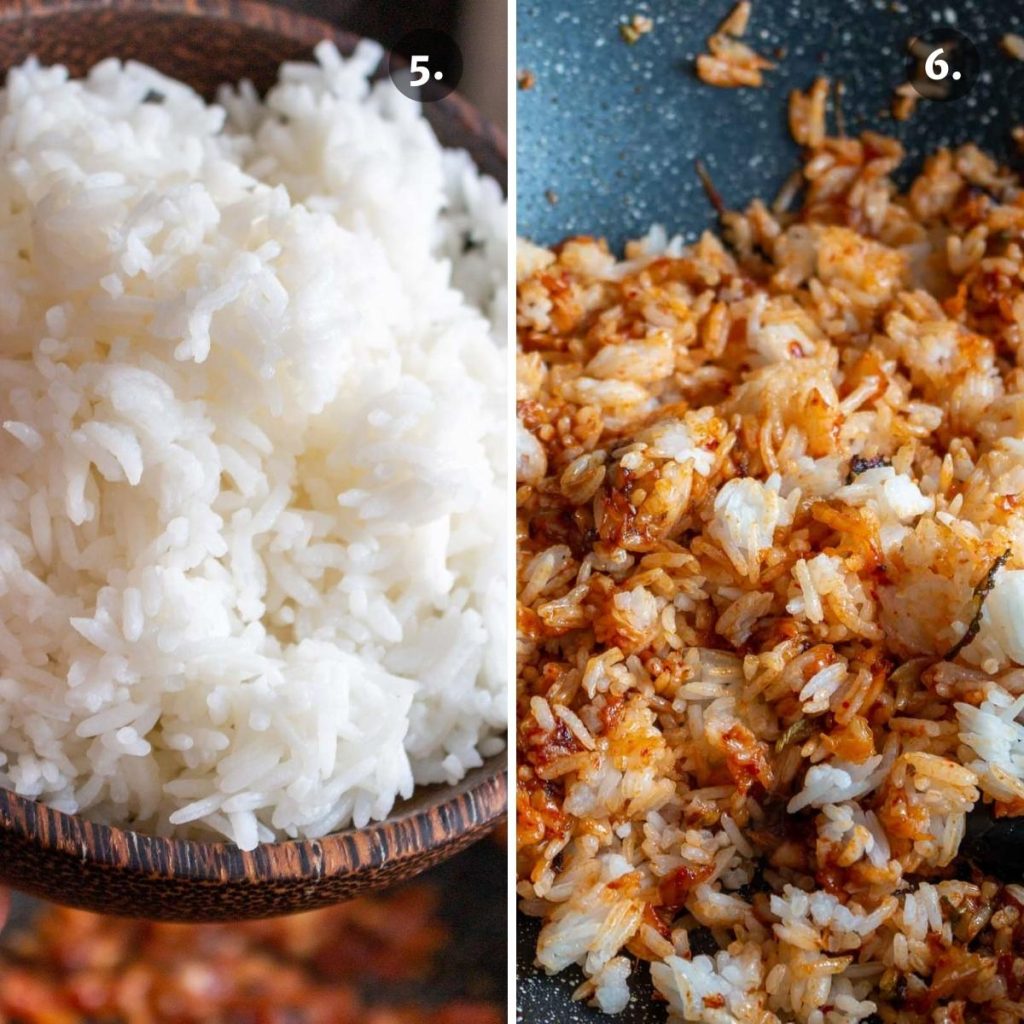 EASY Gochujang Fried Rice with Leftover Ham - Healthy World Cuisine