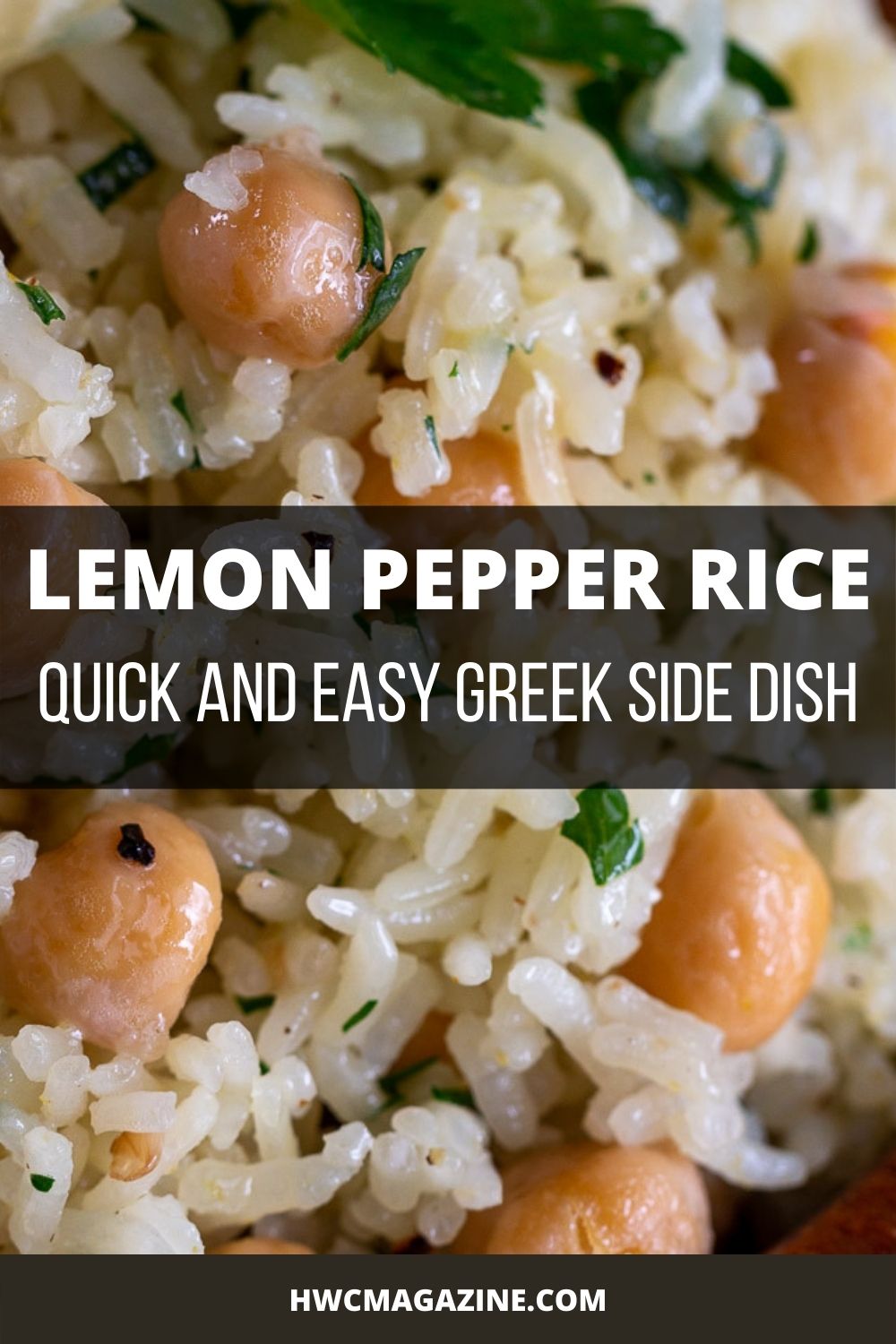 Lemon Pepper Rice (Greek Side Dish + VIDEO) - Healthy World Cuisine