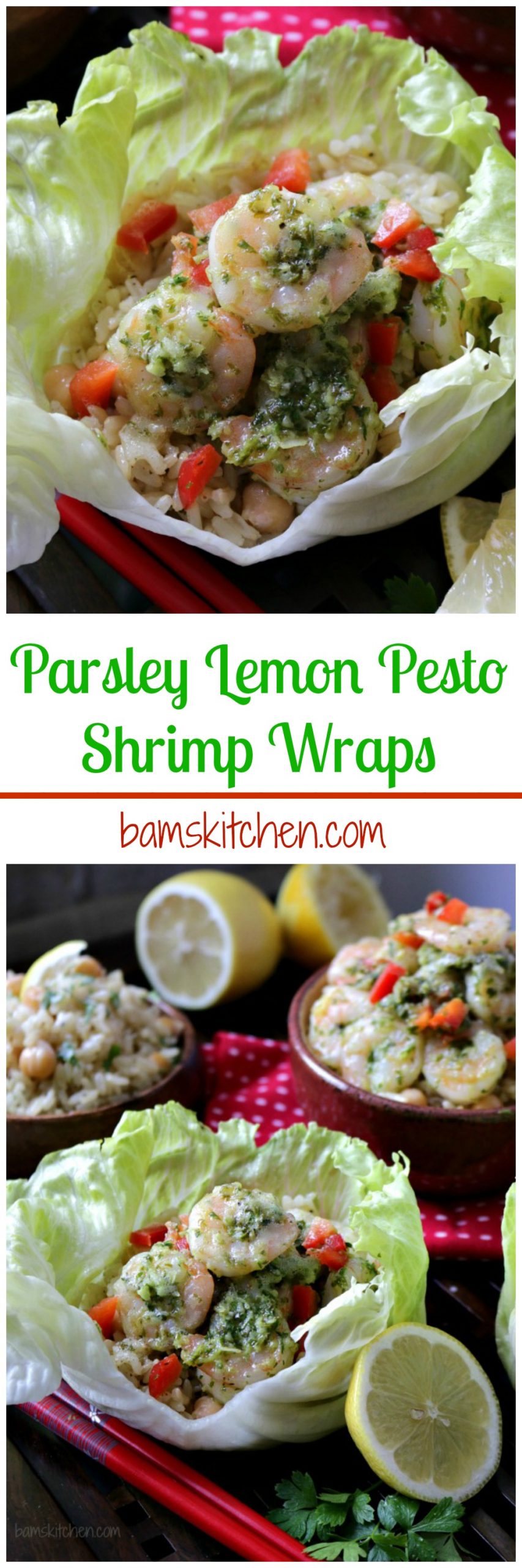 Pesto Shrimp Salad Wraps - Healthy World Cuisine