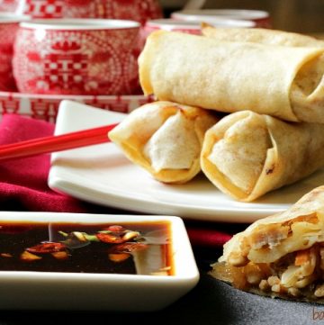 Baked Chinese Spring Rolls - Healthy World Cuisine