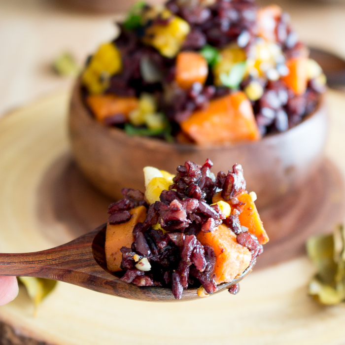 Curried Harvest Black Forbidden Rice - Healthy World Cuisine