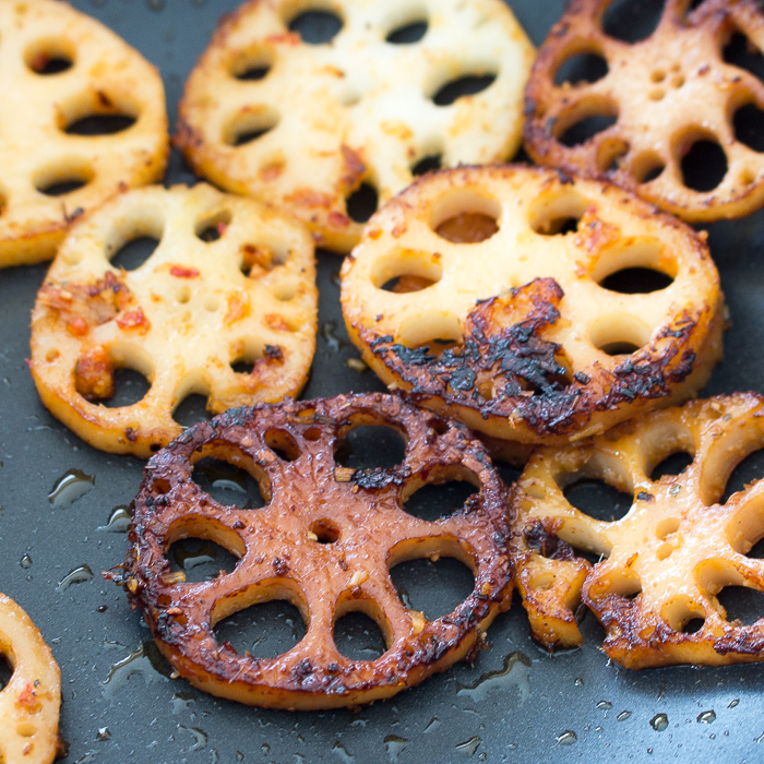 Garlic Chili Stir Fried Lotus Root - Healthy World Cuisine