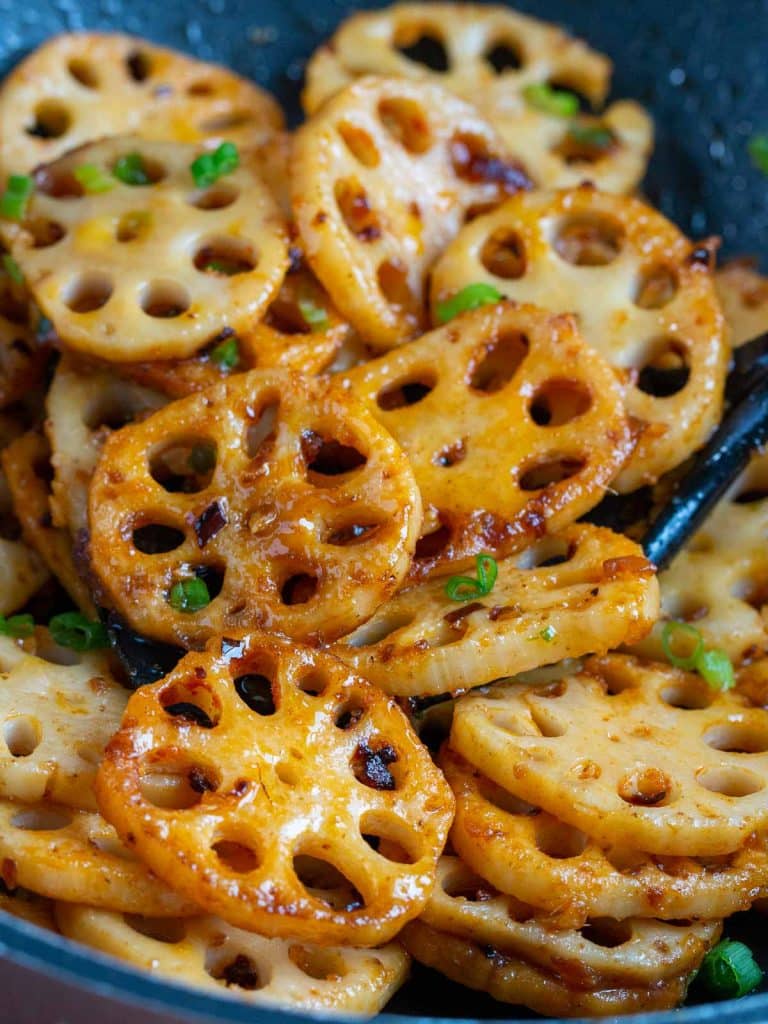 Spicy Lotus Root Stir Fry - Healthy World Cuisine