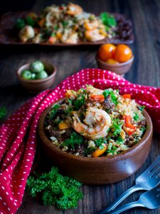 Shrimp and Chorizo Fried Rice - Healthy World Cuisine