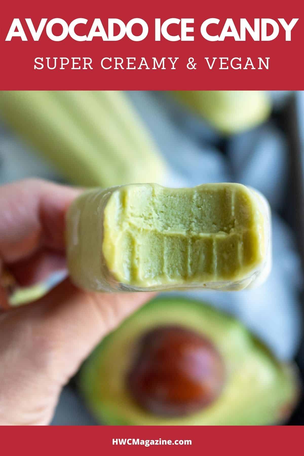 Avocado Ice Candy - Healthy World Cuisine