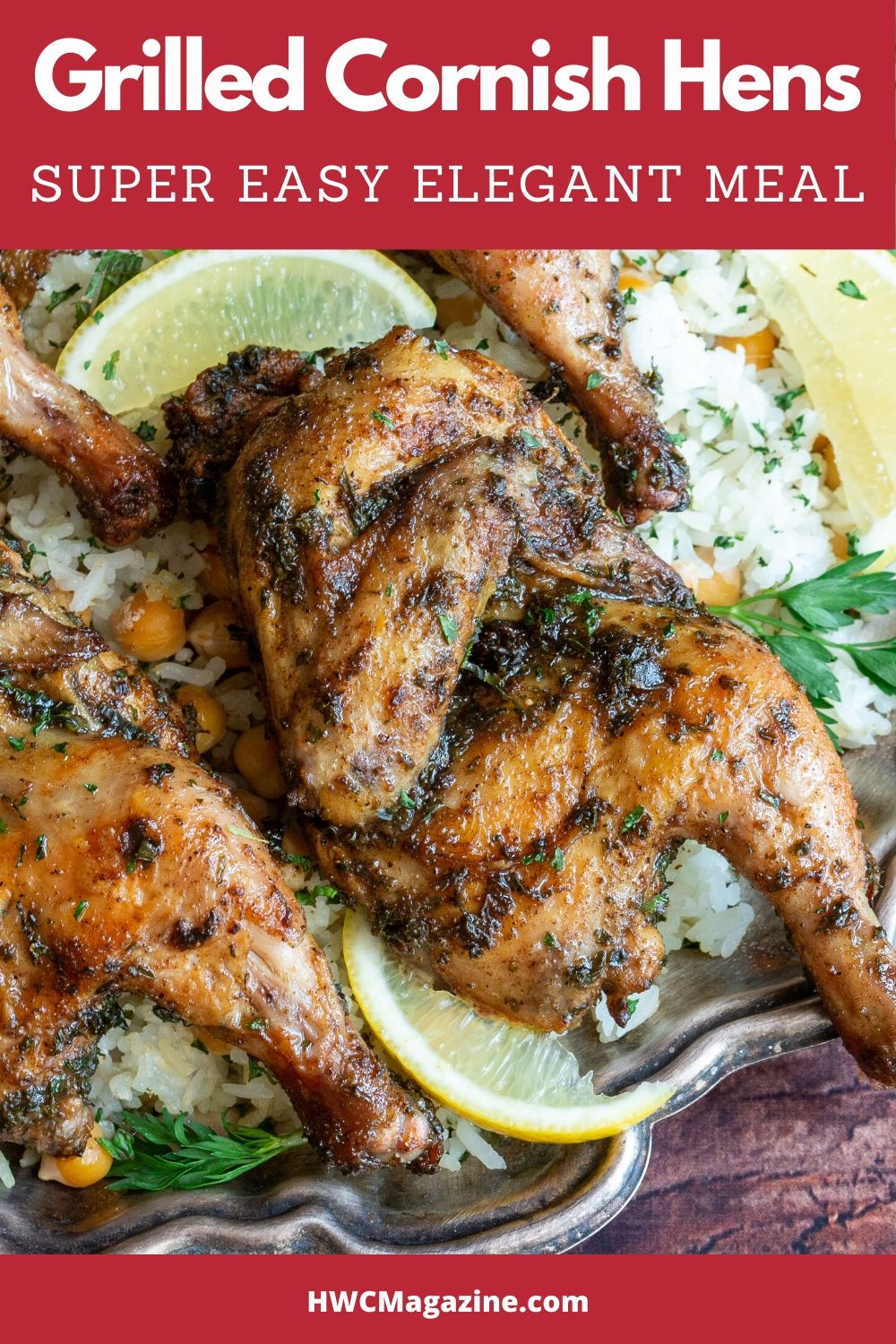 Grilled Split Cornish Game Hens - Healthy World Cuisine