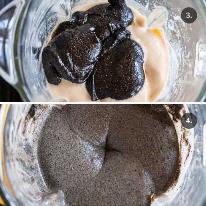 3 Ingredient Black Sesame Nice Cream (No Churn + Vegan)