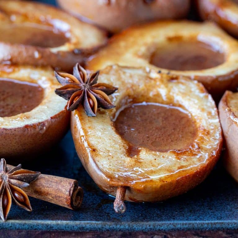 Asian Spiced Roasted Pears - Healthy World Cuisine