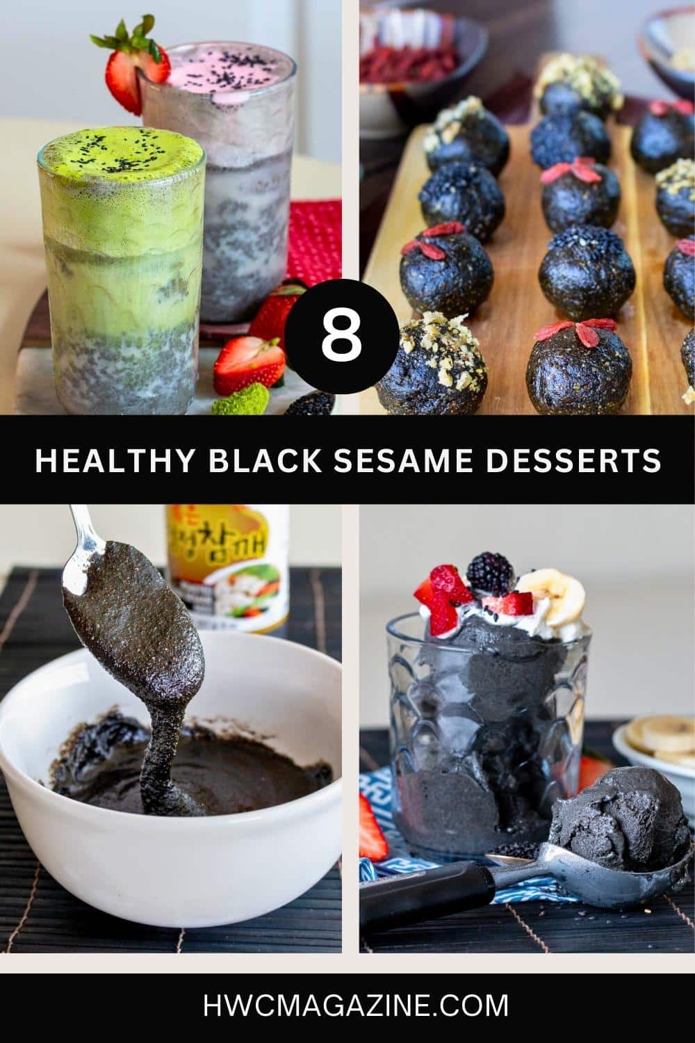 8 Healthy Black Sesame Desserts that Nourish Your Body